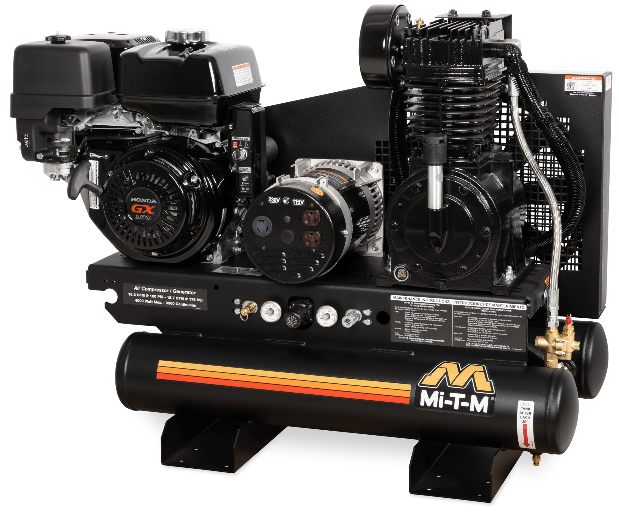 8-Gallon Two Stage Gasoline Combination | AG2-SH13-08M1E | Mi-T-M ...