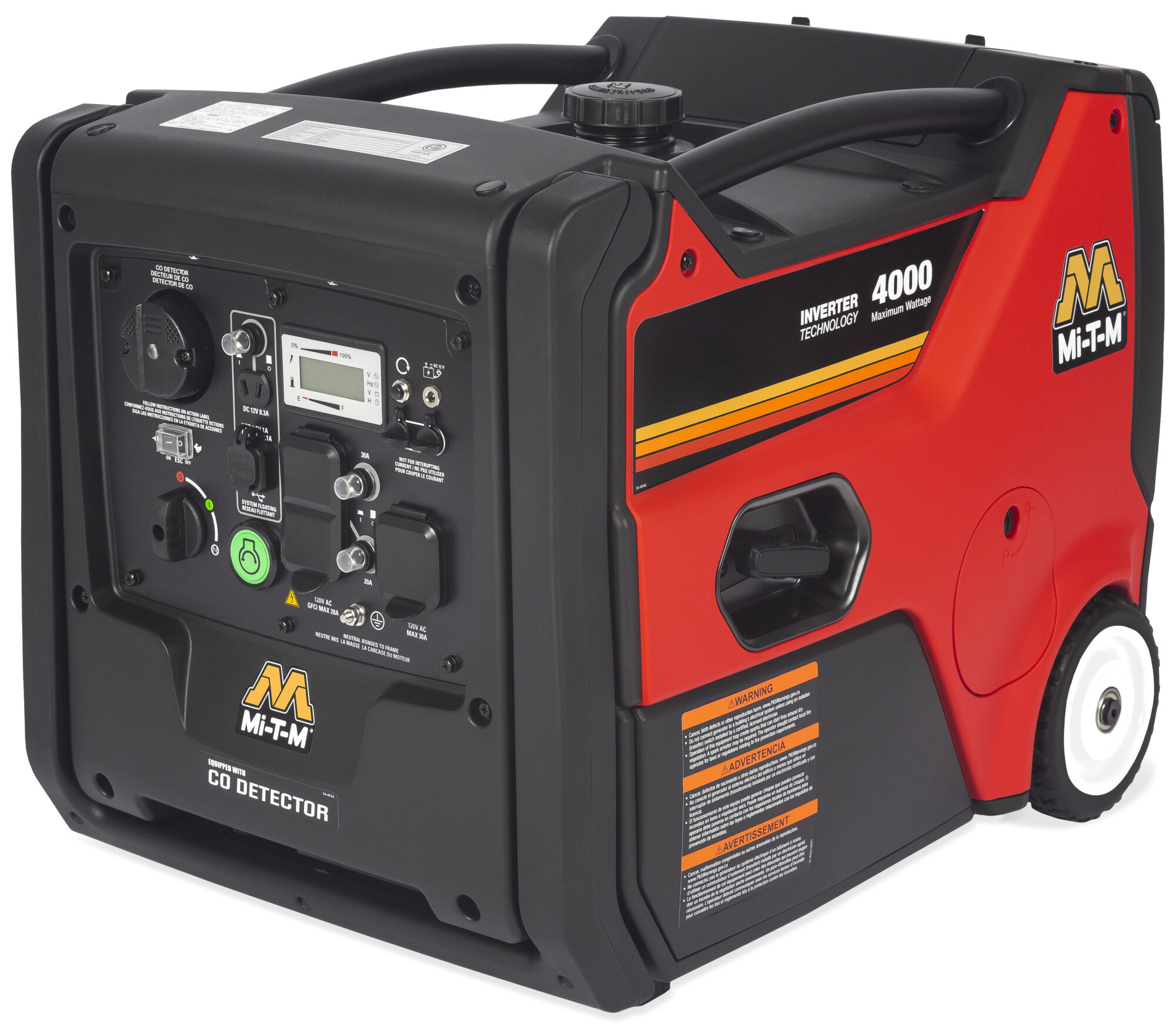 4000 Watt Inverter Portable Generator | GEN-4000-IMM1E | Mi-T-M ...